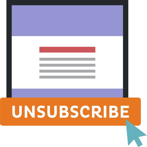 unsubscribe button email