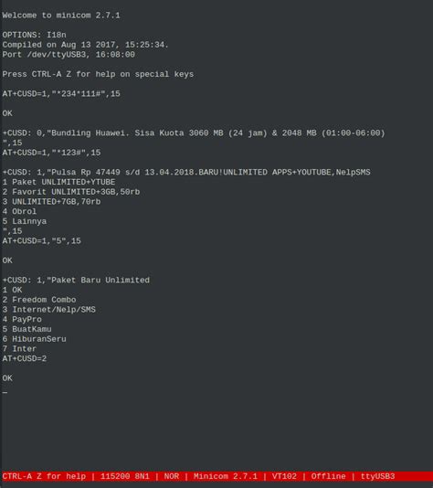 Linux Minicom Инструкция по использованию Minicom в Linux