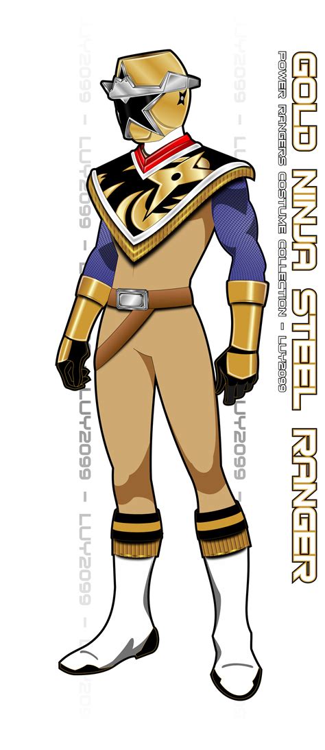 Ninja Steel Gold Ranger By Luy2099 On Deviantart