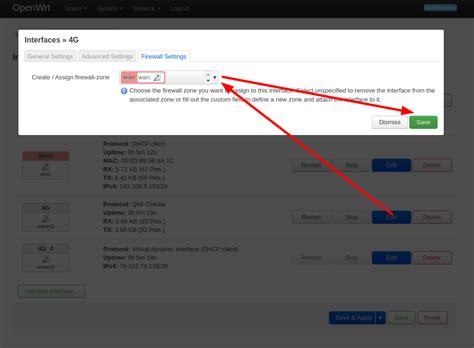 OpenWRT G WWAN Configuration