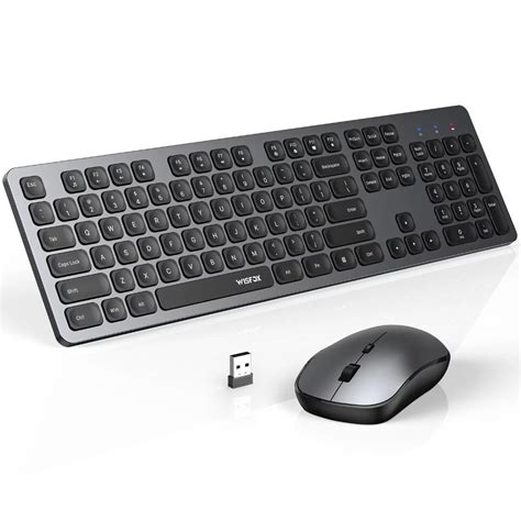 big sale wireless keyboard and mouse wisfox full size usb wireless