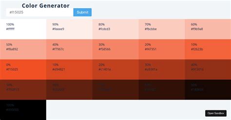 9 color generator project john smilga codesandbox