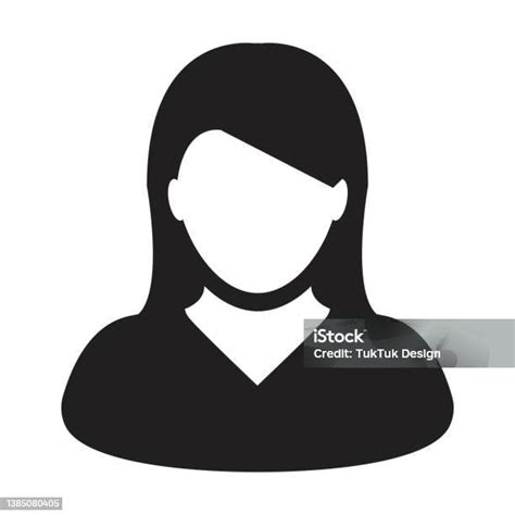 직원 아이콘 벡터 여성 사용자 프로필 아바타 기호 플랫 컬러 글리프 픽토그램 기호 경영자에 대한 스톡 벡터 아트 및 기타 이미지 경영자 고객 관리자 Istock