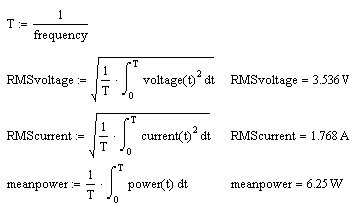 Output Power Of Audio Amplifier