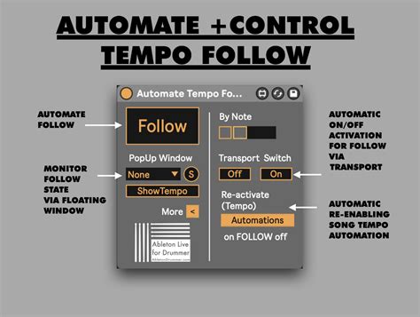 Automate Tempo Follow Version 1 0 By Abletonkurse On