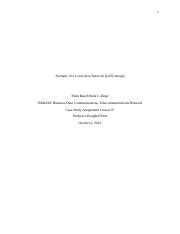 Lesson 07 Case Study Assignment Example Of Local Area Network LAN Design ISM4220 Docx 1
