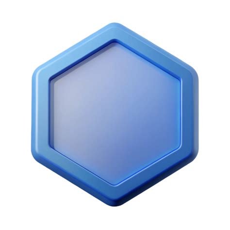 Wonderful Coveted A Single Large Hexagon Clean Lines Minimal Design Flat Color With Scalable
