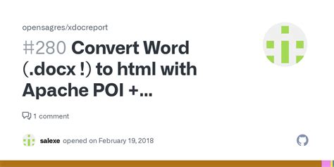 convert word docx to html with apache poi fr opensagres xdocreport embedded excel