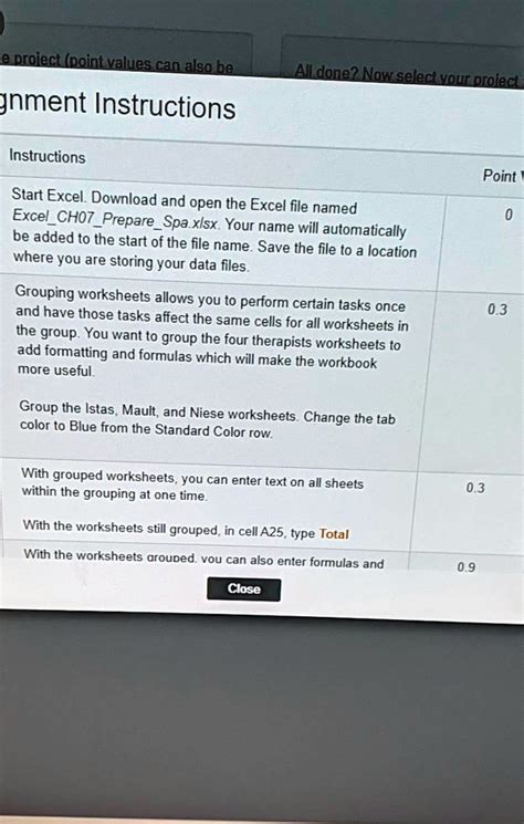 Solvedproiect Point Values Can Alsobe A Done Now Select Vour Proiec