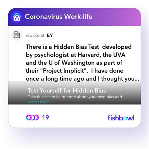 There Is A Hidden Bias Test Developed By Psycholo Fishbowl