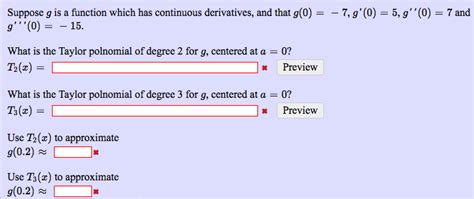 solved suppose g is a function which has continuous