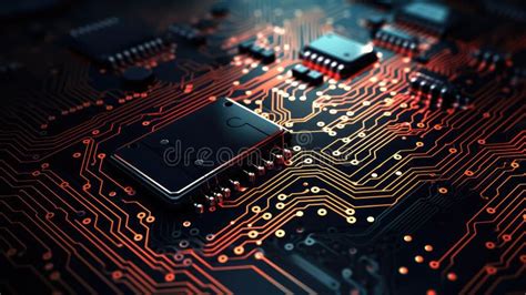 Patterns Lines Technology Stock Illustration Illustration Of Engineering 373904400