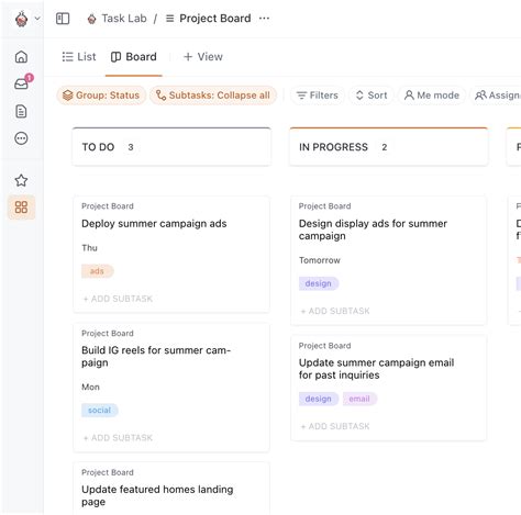 Task Lab On Demand Marketing Subscriptions — Hospitality Labs