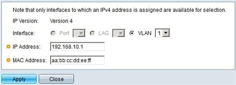 Address Resolution Protocol Arp Configuration On The 200 300 Series Managed Switches Cisco