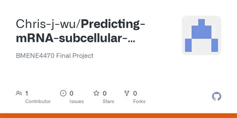 Github Chris J Wu Predicting Mrna Subcellular Localization Using Deep Learning Models