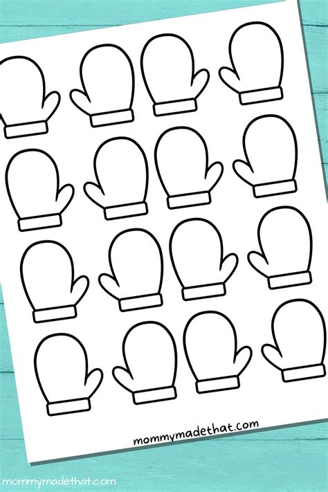 Mitten Templates Tons Of Fun Free Printables