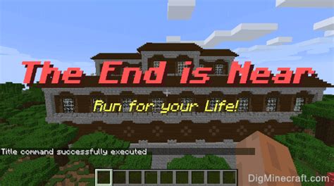 How To Use The Title Command In Minecraft
