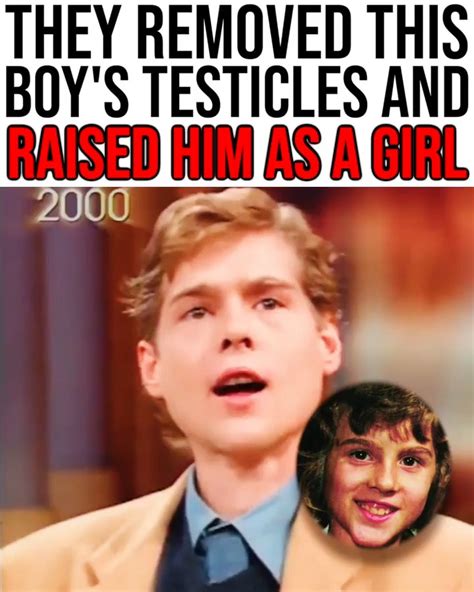 David Was Boy But Was Raised As A Girl Based On A Real Story David