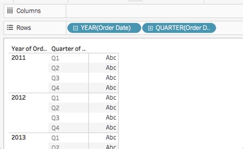 Date Functions Tableau