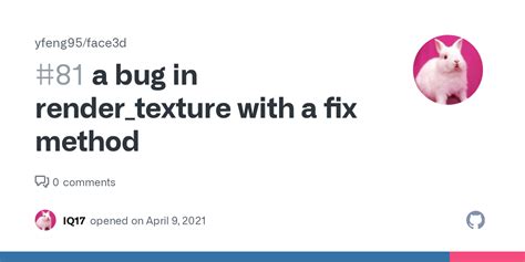 A Bug In Render Texture With A Fix Method Issue 81 Yfeng95 Face3d