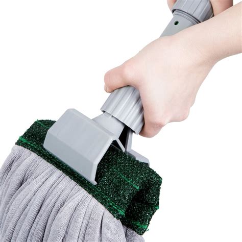 Unger Smartcolor 16 Oz Microfiber String Mop Head Kit With Mop Handle