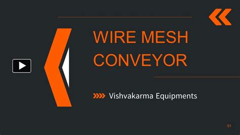 Ppt Wire Mesh Conveyor Powerpoint Presentation Free To Download Id 975def Ztfln