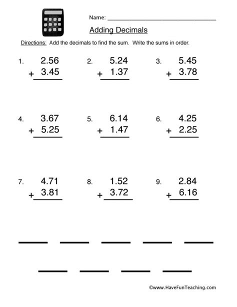 Grade 4 Adding And Subtracting Decimals Worksheets Worksheets Library