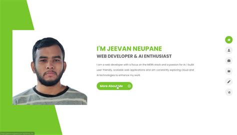 Jeevan Neupane On Linkedin Portfoliowebsite Demo Webdevelopment Design