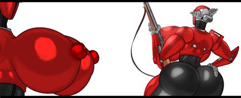 Rule 34 Assaultron Fallout Female Huge Breasts Huge Butt Luciana