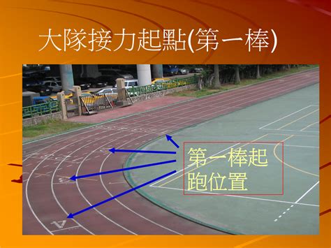 4x400米接力起点示意图 图库 五毛网