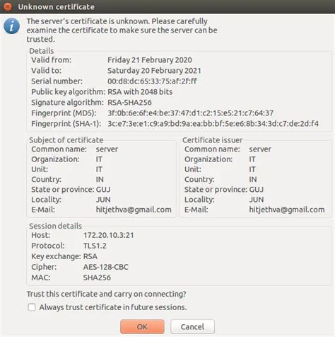 How To Install Vsftpd Ftp Server With Ssltls On Centos 8
