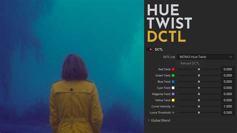 Hue Twist Davinci Resolve Dctl Youtube