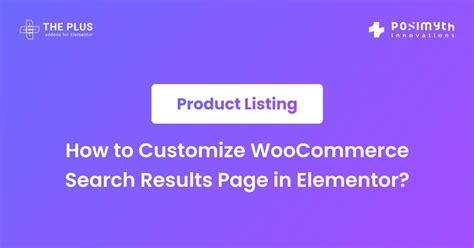 how to customize woocommerce search results page in elementor the