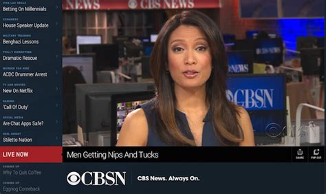 Cbs Takes On Huffpost Live With Its Own Streaming News Network