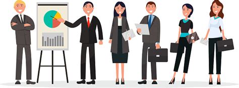 플래카드에 다이어그램이 있는 보고서에 대한 관리자 팀 개념에 대한 스톡 벡터 아트 및 기타 이미지 개념 개발 개체 그룹 Istock