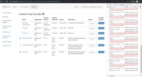 Render Is Not Visualized Issue OpensourceBIM BIMserver GitHub