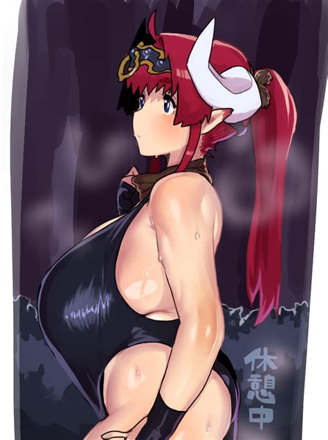 Genen Sioherashi Kuu Fearse Original Tagme Translation Request 1girl Ahoge Armpit