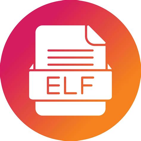 ELF File Format Vector Icon 34117809 Vector Art At Vecteezy