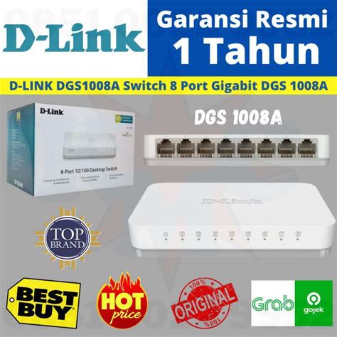 Promo D Link Dgs1008a 8 Port Dlink Dgs1008a 8port Gigabit Switch Hub Diskon 17 Di Seller Karya