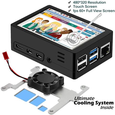 Raspberry Pi écran Tactile 35 Compatible Raspberry Pi 4 3 4b 3b