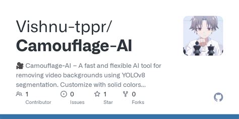 Github Vishnu Tpprcamouflage Ai 🎥 Camouflage Ai A Fast And Flexible Ai Tool For Removing