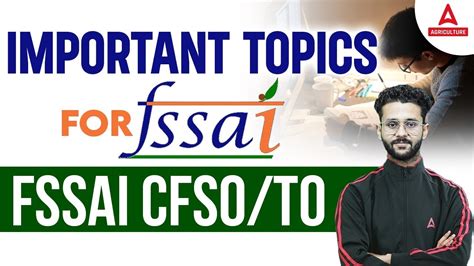 Important Topics For Fssai Cfso To Fssai Cfso To Preparation By Akash Sir Youtube