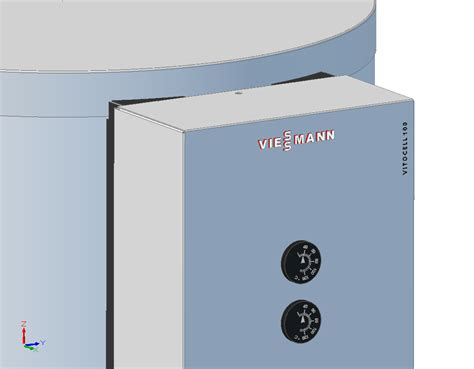 双条件储水式热水器 STEP 模型图纸下载 懒石网
