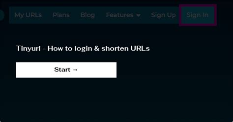 Tinyurl How To Login And Shorten Urls