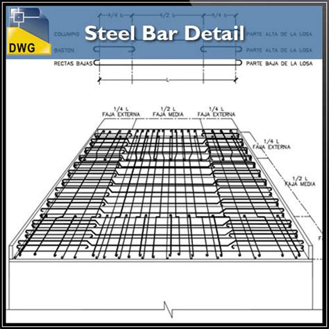 Free Rebar Autocad Block