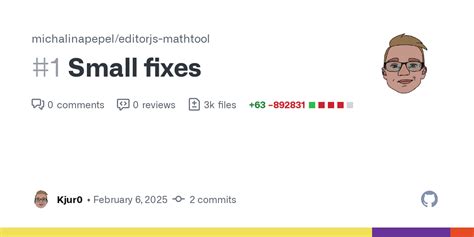 Small Fixes By Kjur0 · Pull Request 1 · Michalinapepeleditorjs