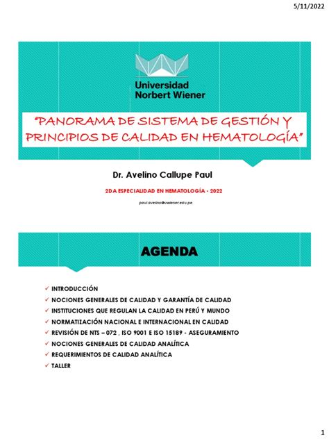 Sistema Gestion Calidad Principios Calidad Requerimientos Analiticos 2022 Pdf Calidad