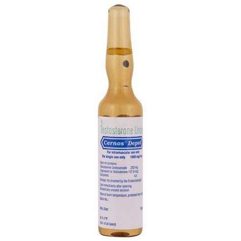 4ml Testosterone 1000mg Cernos Depot Injection 4 Ml In 1 Ampoule Dose