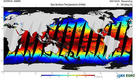 Amsr Data Catalog Ocean 8211 Amsr Web At Jaxa Earth Observation