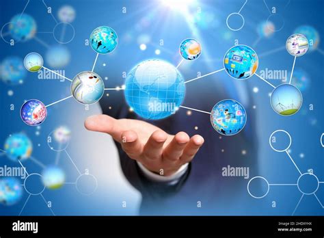 Worldwide Data Transfer Linking Interaction Worldwides Data